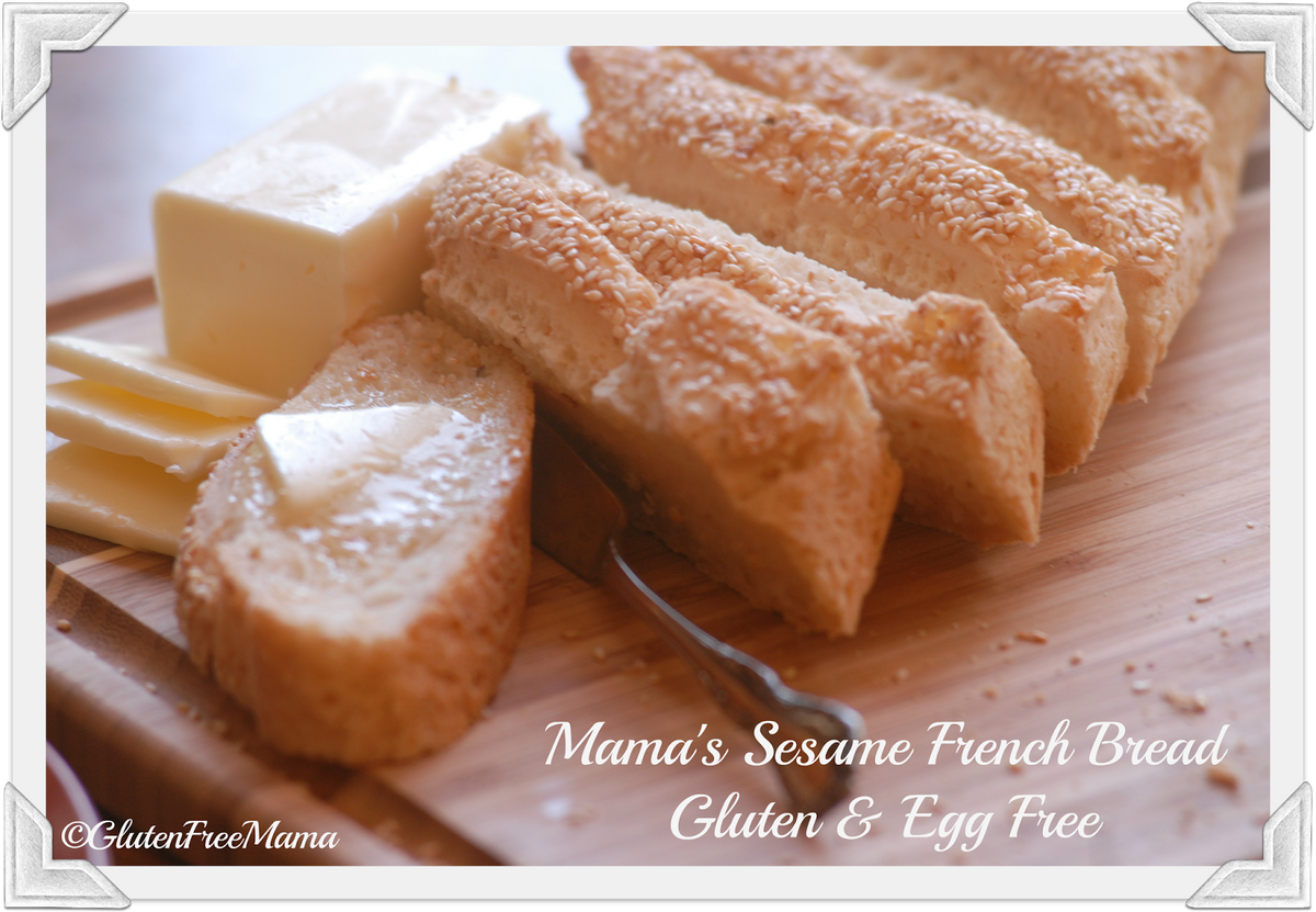Mama’s Sesame French Bread ~ Gluten & Egg Free – Heartland Gourmet